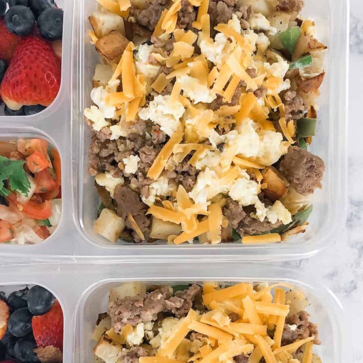 Make These Sausage and Egg Make Ahead Breakfast Bowls