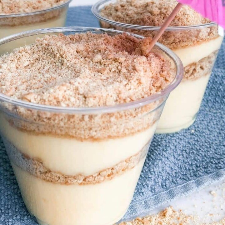 Sand Pudding Cups For Your Next Beach or Mermaid Party!
