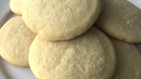 Soft & Chewy No Roll Sugar Cookies Recipe {Make Ahead}