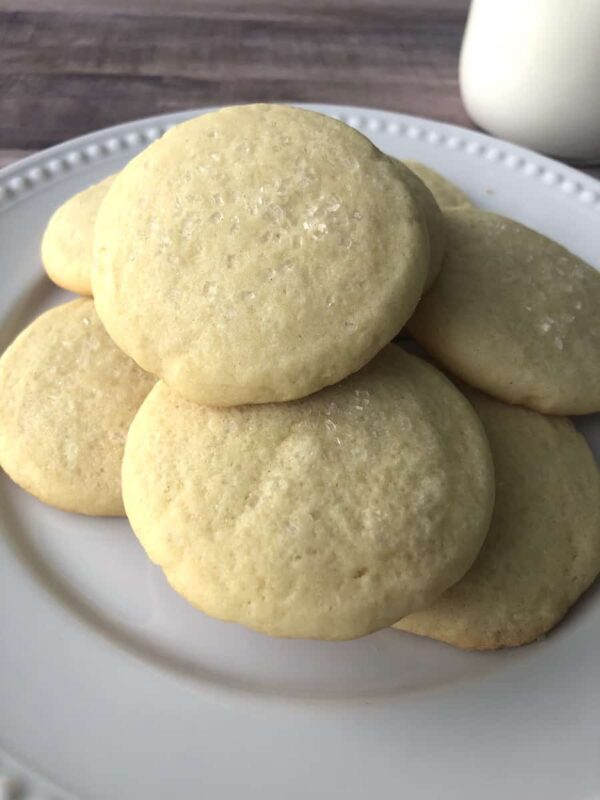 Soft & Chewy No Roll Sugar Cookies Recipe {Make Ahead}