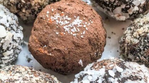 Better for You No Bake Hazelnut Chocolate Balls