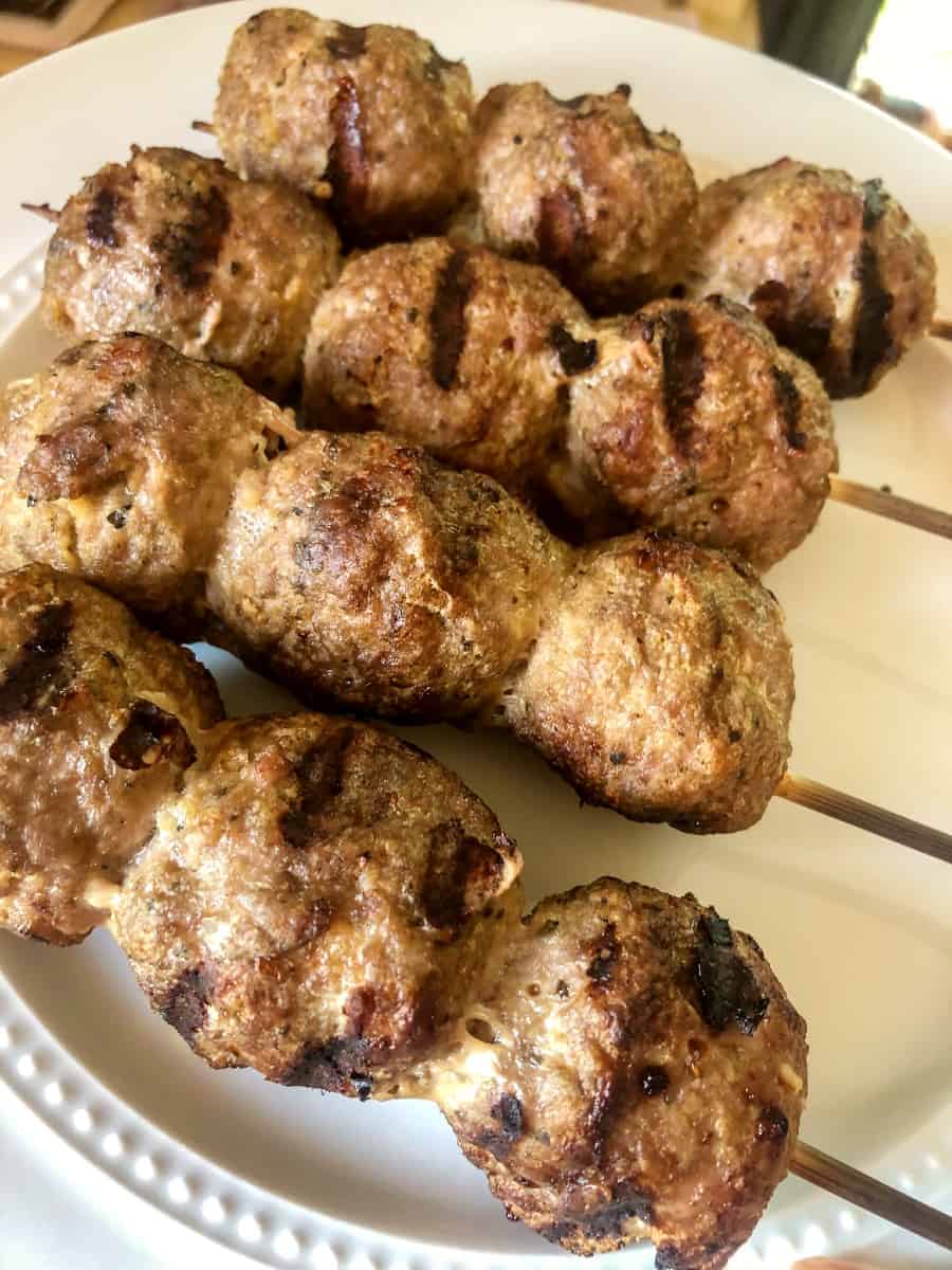 Summertime Grilled Meatballs