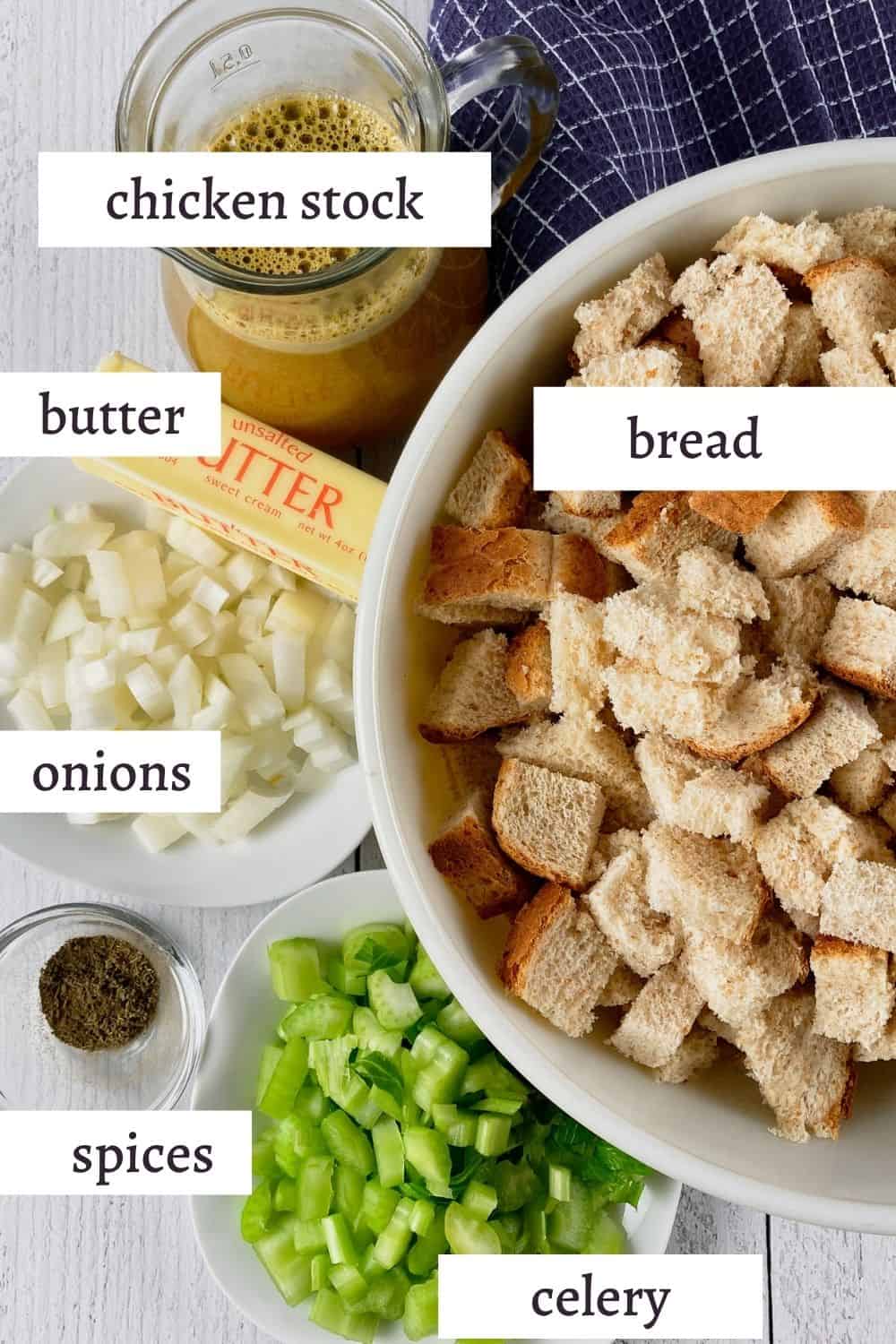 Traditional Thanksgiving Stuffing Recipe (Oven and Slow Cooker)