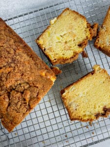 Insanely Delicious Dutch Apple Bread with Streusel Topping