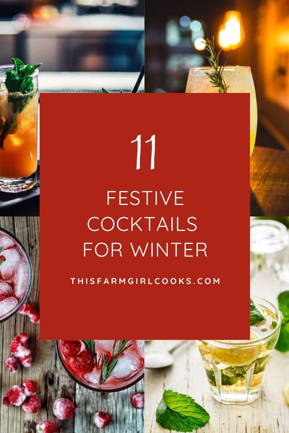 11 Festive Winter Mocktails {Non-Alcohol Drinks}