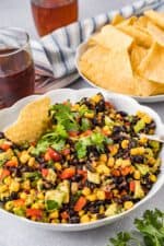 Easy Redneck Caviar Dip with Avocado