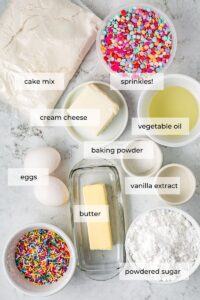 Funfetti Cake Mix Cookies