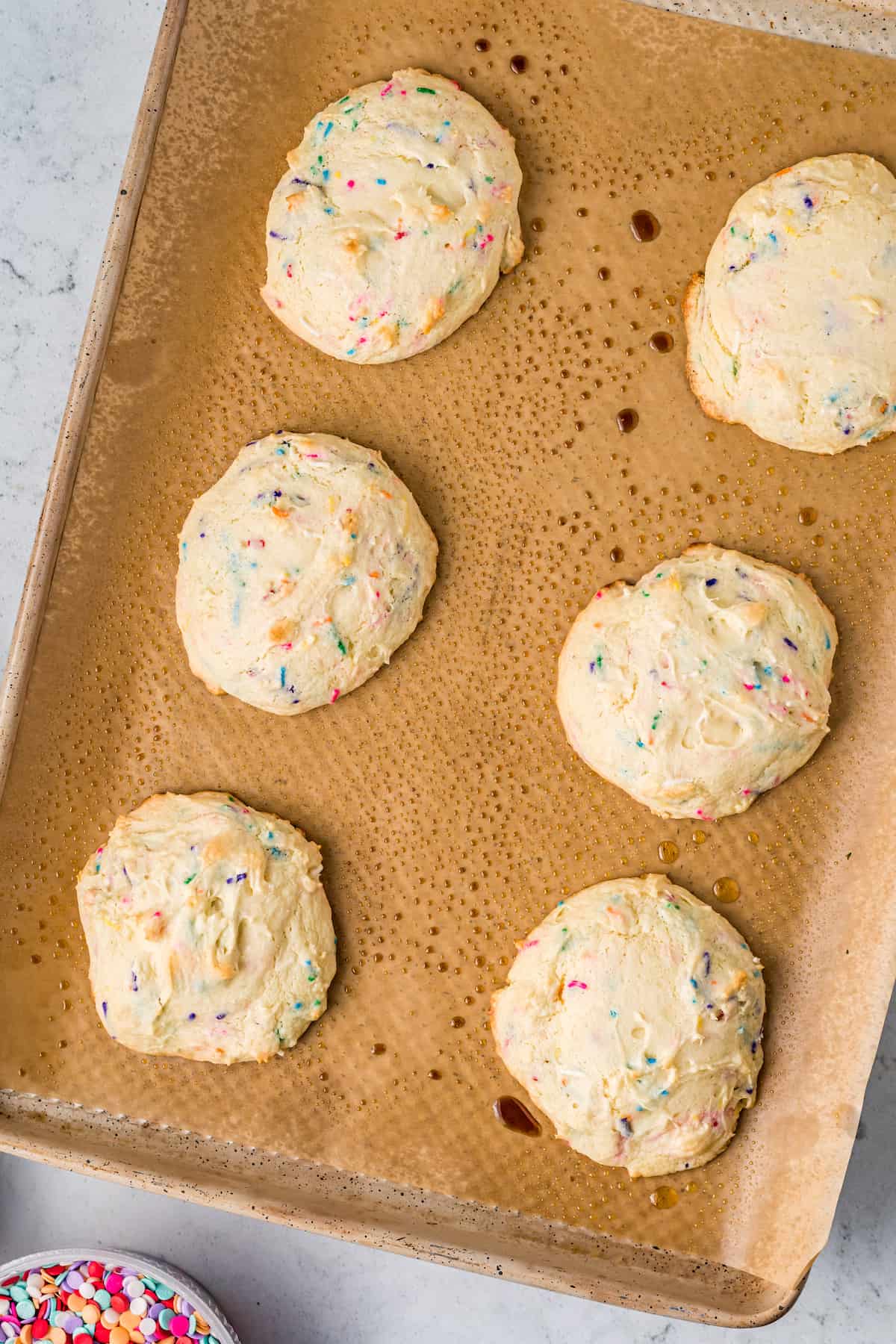 Funfetti Cake Mix Cookies