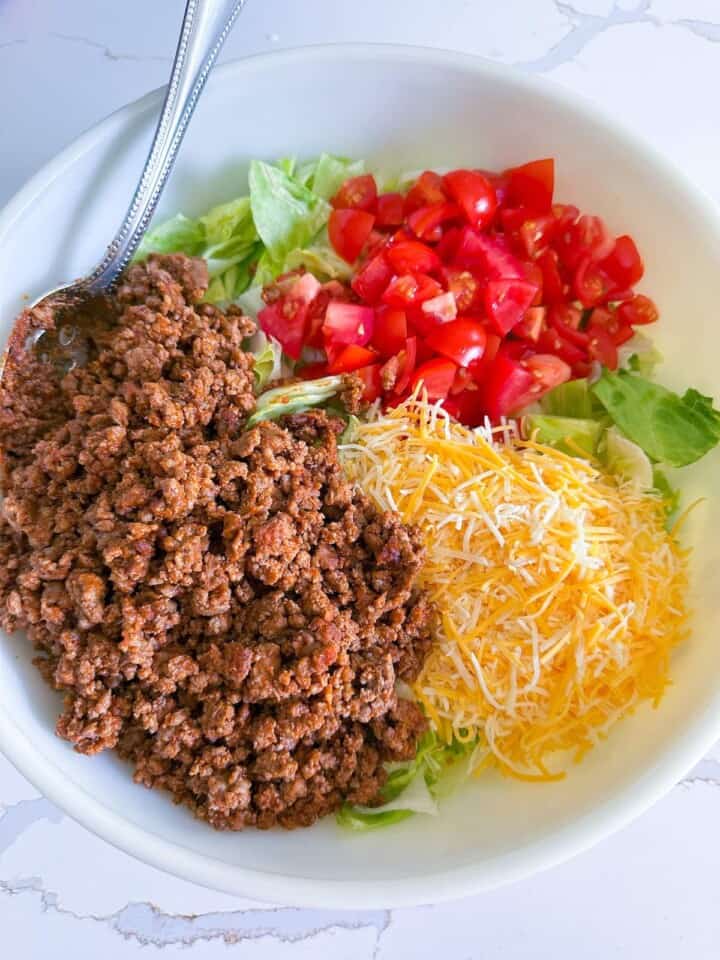 Dorito Taco Salad with Catalina Dressing