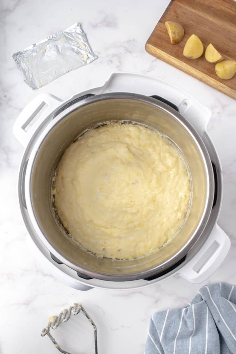 Instant Pot Mashed Potatoes (No Drain + Extra Creamy)
