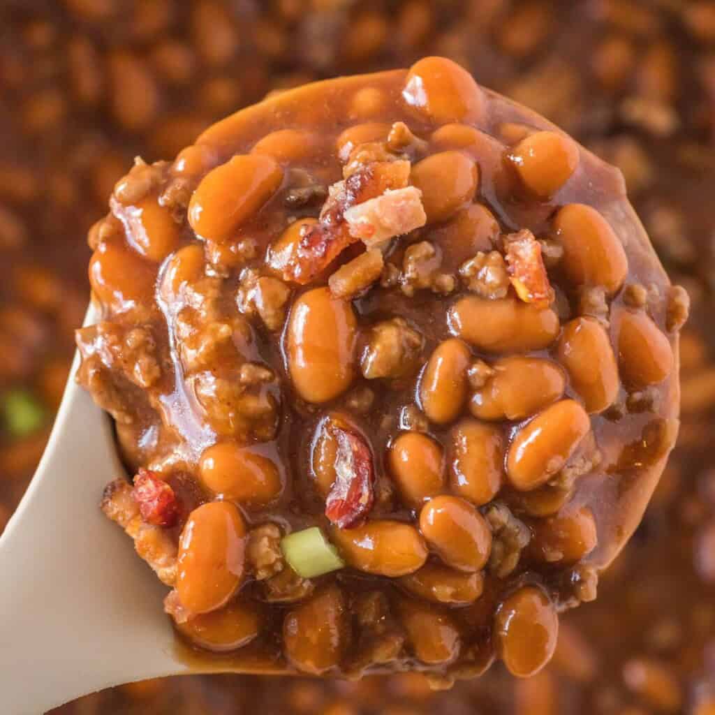 Hearty Hamburger Baked Beans