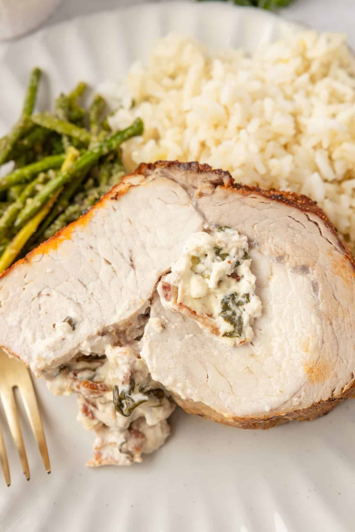Festive Stuffed Pork Loin