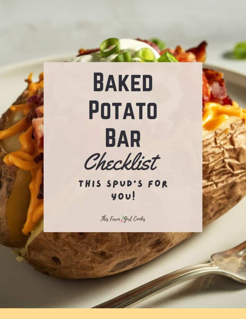 Baked Potato Bar (How to Feed a Crowd Easily)