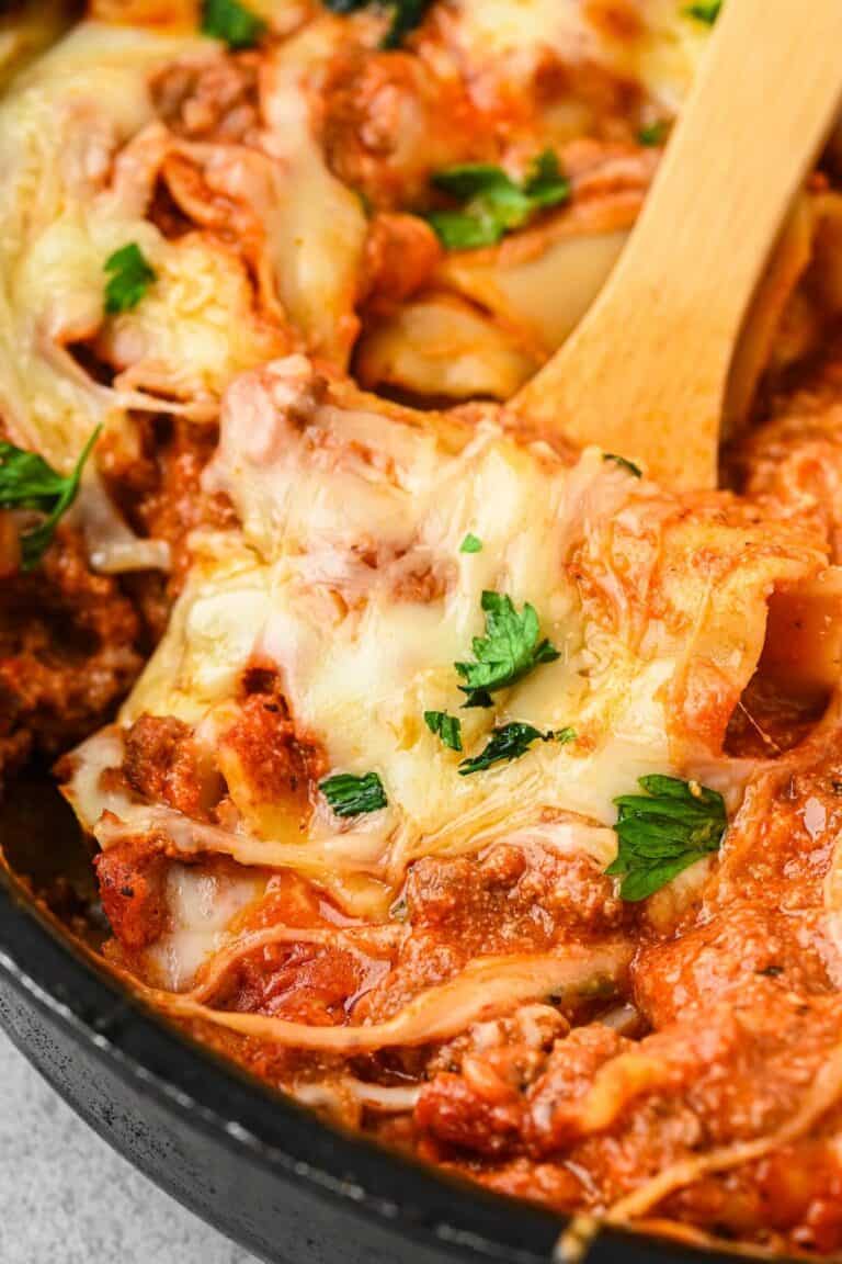 Skillet Lasagna (Easy One-Pan Weeknight Dinner)