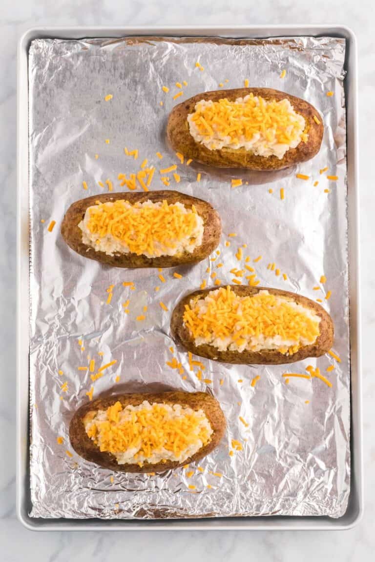 Classic Twice Baked Potatoes (Easy Loaded Potato Recipe)